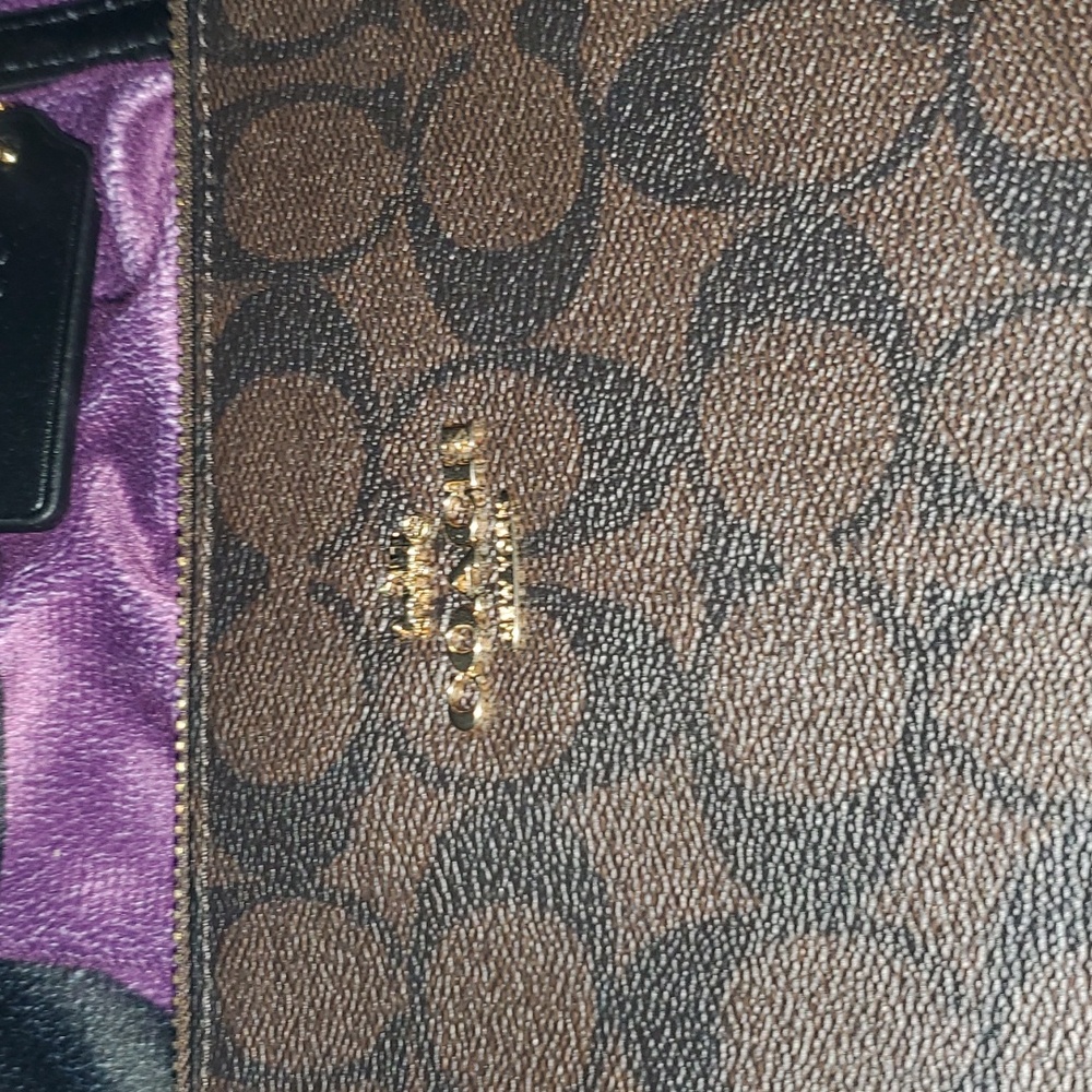 Coach Signature Logo Print Tote - Gem